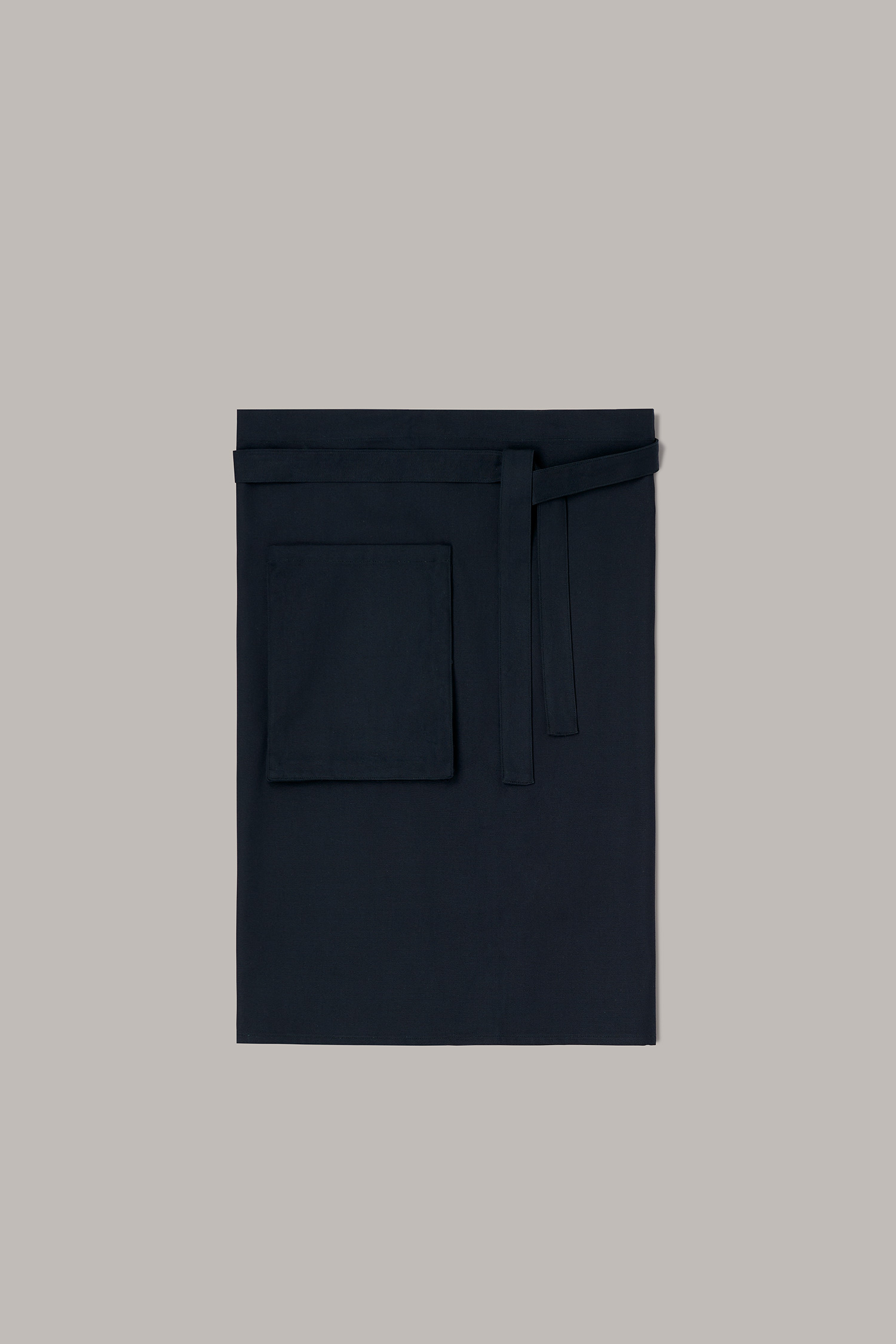 Mandil Unisex Azul Tejido Orgánico
